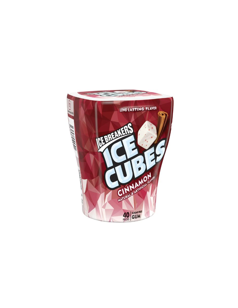 Ice Breakers Ice cubes chicles sin azuzar de 40 piezas (Diferentes sab ...