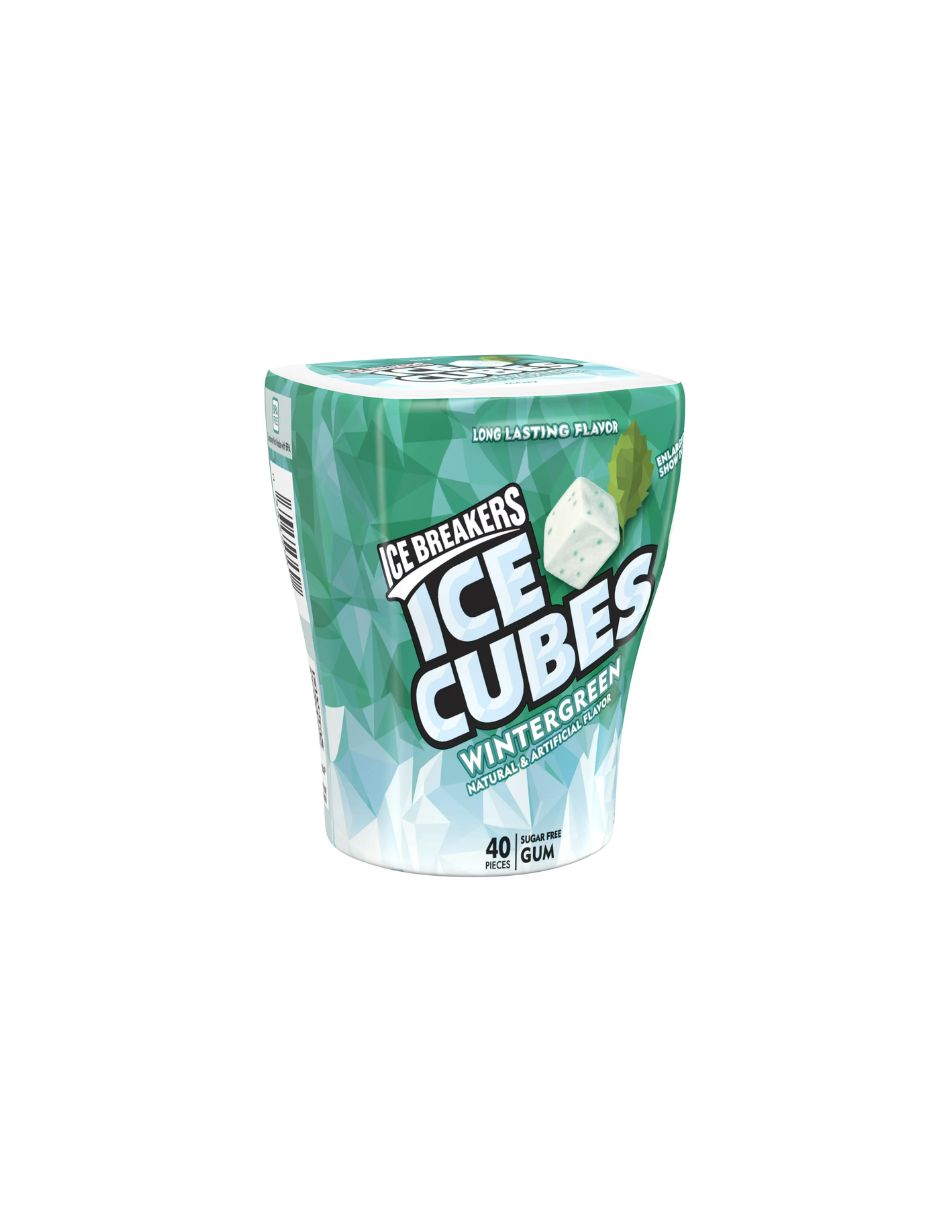 Ice Breakers Ice cubes chicles sin azuzar de 40 piezas (Diferentes sab ...