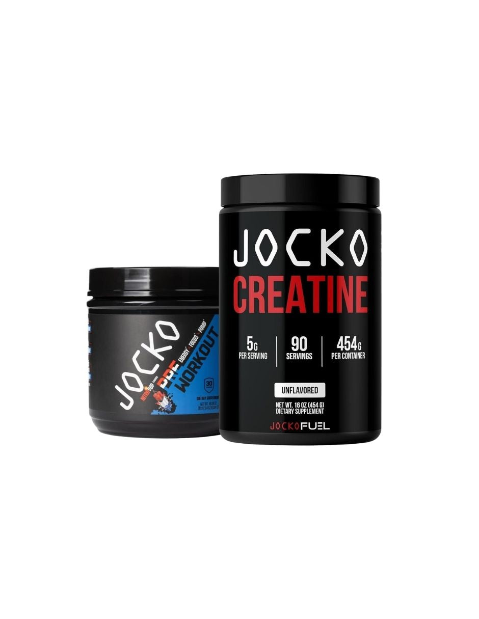 Suplemento Pre-Workout y Creatina Jocko Fuel Nitro Pop + Monohidrato ...