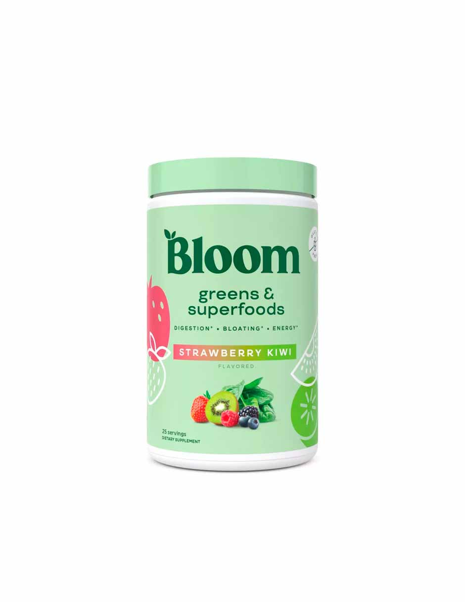 BLOOM NUTRITION Polvo de verduras y superalimentos 25 porciones (Varie – Dulce Alcance