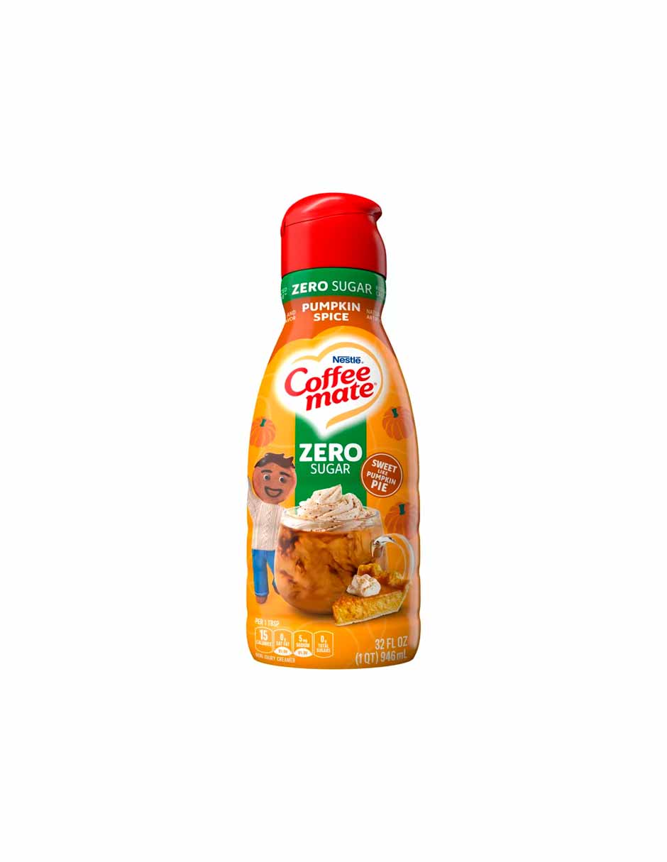 Coffee mate Pumpkin Spice sin azúcar crema líquida 946ml – Dulce Alcance