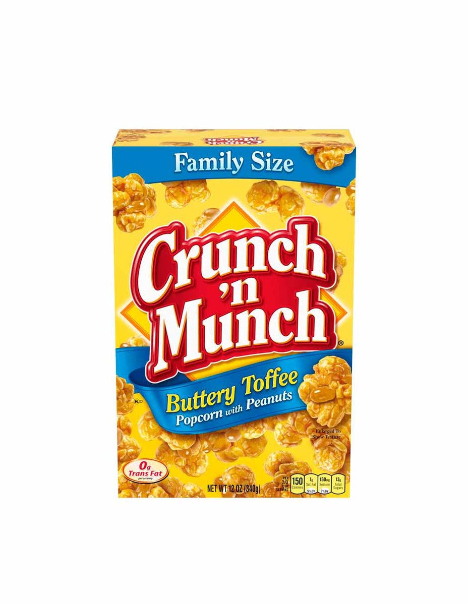 Palomitas CRUNCH 'N MUNCH Buttery Toffee 340gr – Dulce Alcance