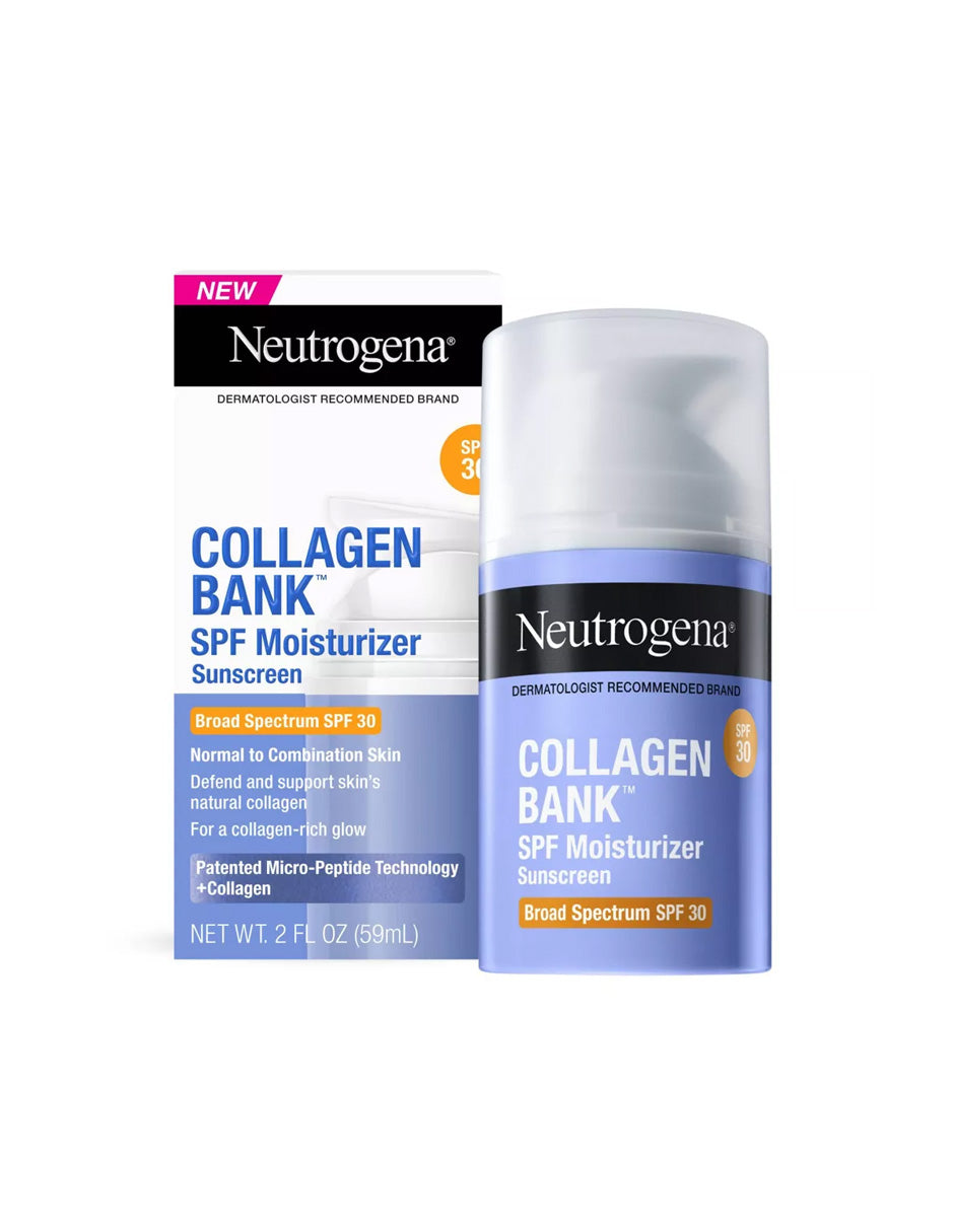 Neutrogena Crema hidratante facial con SPF 30, crema antienvejecimient ...