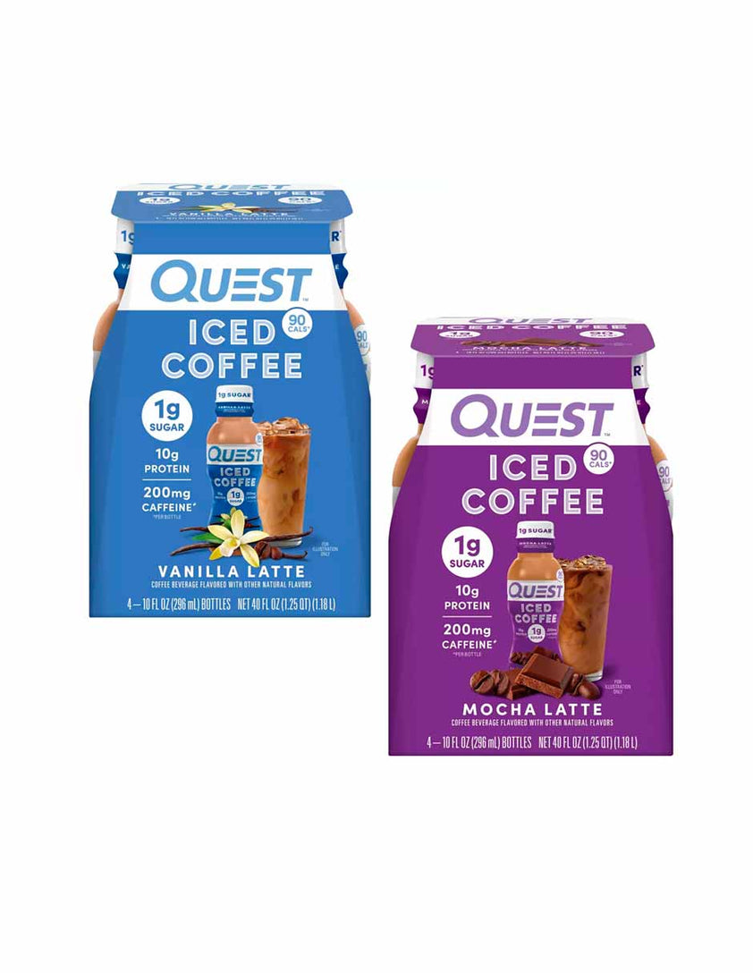 Quest Nutrition Iced Coffee 4pk (variedad) – Dulce Alcance