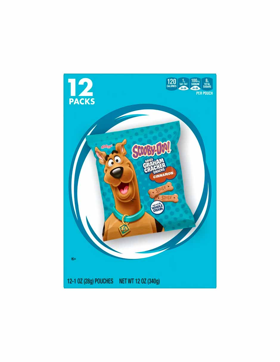 Scooby galletas con 12 bolsitas, 340gr – Dulce Alcance