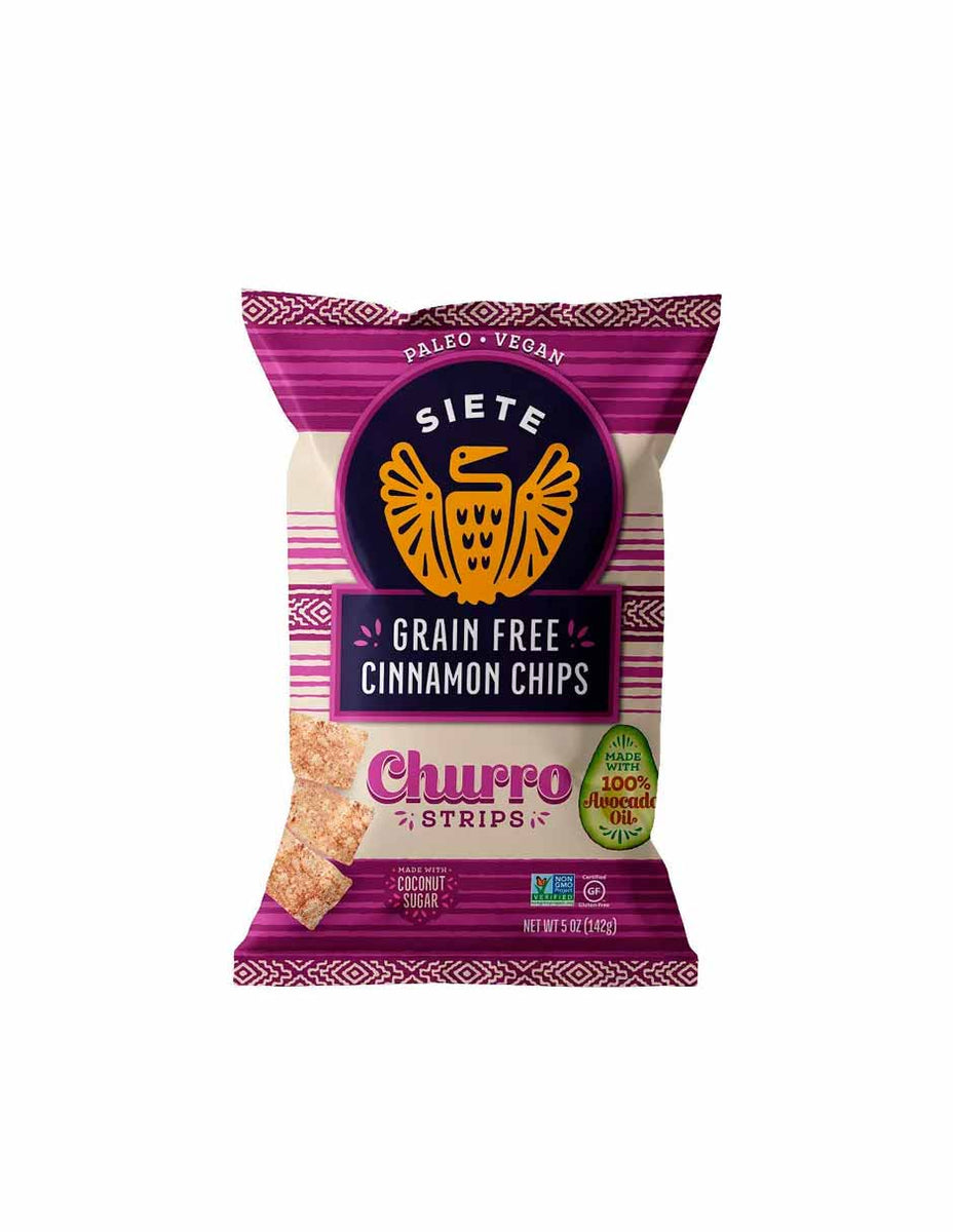 Siete papas sabor churro con canela 142gr – Dulce Alcance