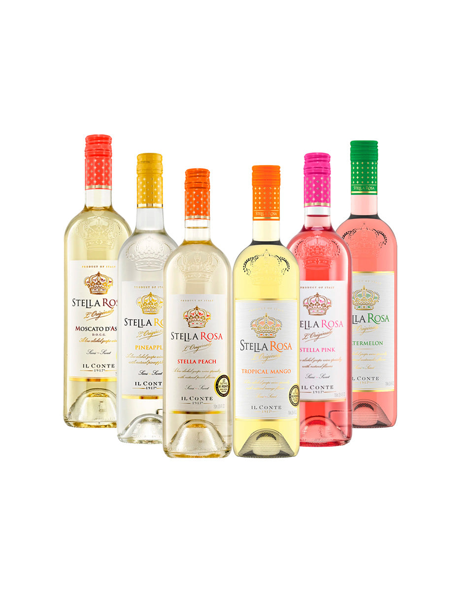 Stella Rosa vino semidulce 750ml (variedad) – Dulce Alcance