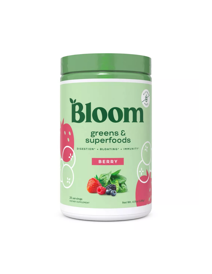 BLOOM NUTRITION Polvo de verduras y superalimentos 25 porciones (Varie – Dulce Alcance
